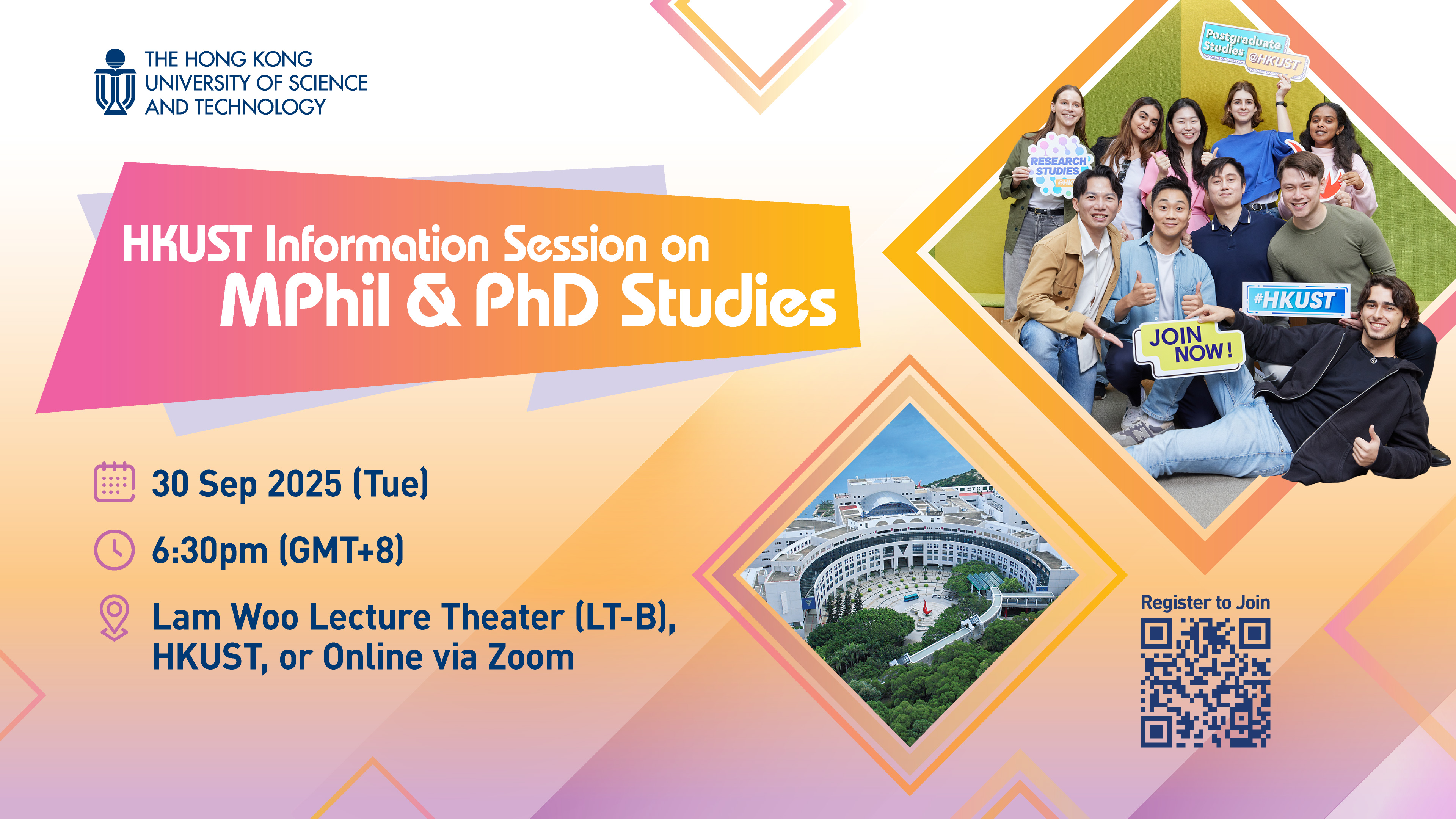 HKUST Information Session on MPhil & PhD Studies | Academy of Interdisciplinary Studies